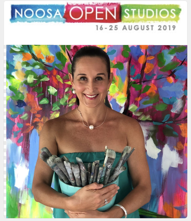 NOOSA OPEN STUDIOS - meet the Artist . - Art by Brooks
